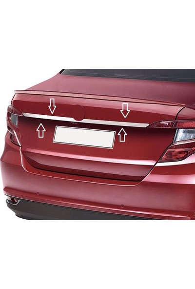 Mavi Tuning Fiat Egea Sedan Krom Bagaj Çıtası Plaka Üstü 2016 - 2021 Mavi Tuning Fiat Egea Sedan Krom Bagaj Çıtası Plaka Üstü 2016 - 2021