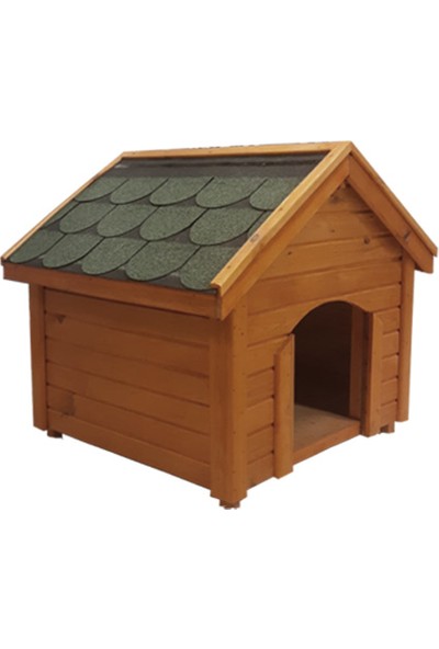 Leo's Leos Açık Kahverengi Ahşap Köpek Kulübesi Small Leo's Leos Açık Kahverengi Ahşap Köpek Kulübesi Small