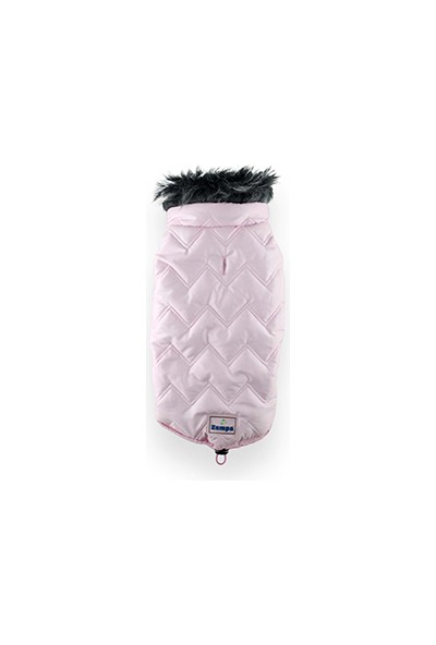 Zampa Space Yakalı Kürklü Mont Pembe Xsmall