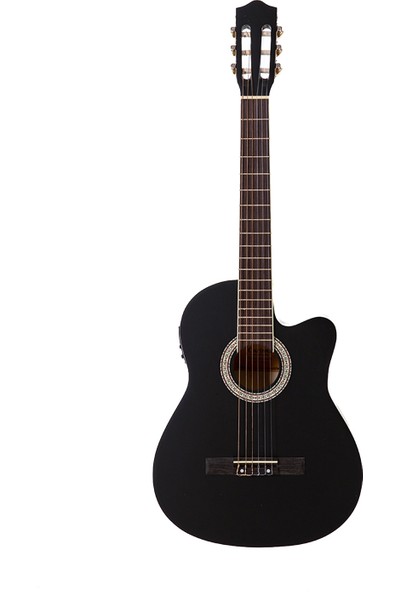 Carissa CG-155CE Bk Siyah Elektro Klasik Gitar