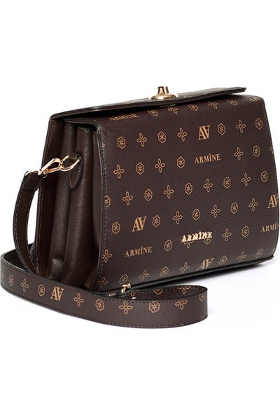 Armine Askılı Kadın Kahve Abiye Çanta