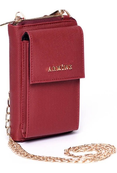 Armine Zincir Askılı Bordo Kadın Küçük Çanta Armine Zincir Askılı Bordo Kadın Küçük Çanta