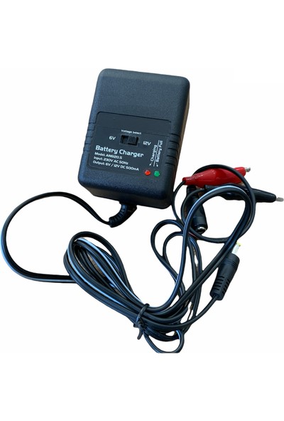 Ata Elektronik 6 Volt ve 12 Volt Aküler Için 6V-12V 500MA Akü Şarj Cihazı - Yerli Üretim Kademeli 6 Volt - 12 Volt LED Göstergeli Voltaj Kesicili Ata Elektronik 6 Volt ve 12 Volt Aküler Için 6V-12V 500MA Akü Şarj Cihazı - Yerli Üretim Kademeli 6 Volt - 12 Volt LED Göstergeli Voltaj Kesicili