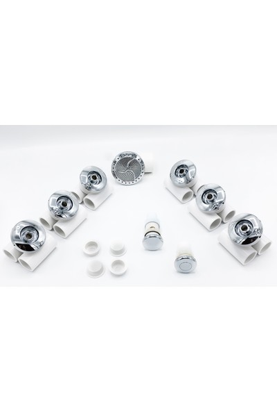 Aquacan Jakuzı - Damla 6 Lı Jet Kit Set Aquacan Jakuzı - Damla 6 Lı Jet Kit Set