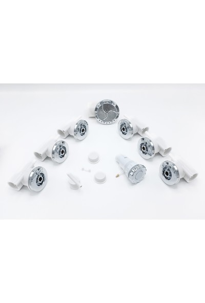 Aquacan Jakuzi - Edalı 6 Lı Jet Kit Set Aquacan Jakuzi - Edalı 6 Lı Jet Kit Set