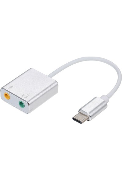 Alfais 4755 7.1 Type C USB 3.5 Mikrofon Kulaklık Girişli Harici Ses Kartı Alfais 4755 7.1 Type C USB 3.5 Mikrofon Kulaklık Girişli Harici Ses Kartı