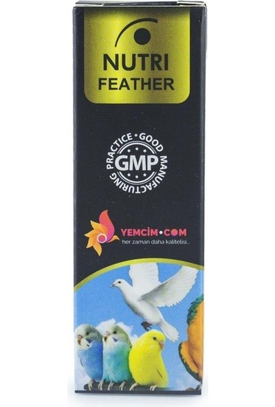 Nutri Feather Muhabbet Kuşu, Sultan Papağanı ve Tüm Kafes Kuşları Için Tüy Bakım Damlası 30ML Nutri Feather Muhabbet Kuşu, Sultan Papağanı ve Tüm Kafes Kuşları Için Tüy Bakım Damlası 30ML