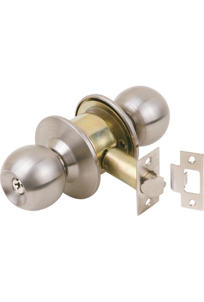 Hafele Topuz Kilit Seti Ofis Tipi P.çelik Mat Hafele Topuz Kilit Seti Ofis Tipi P.çelik Mat