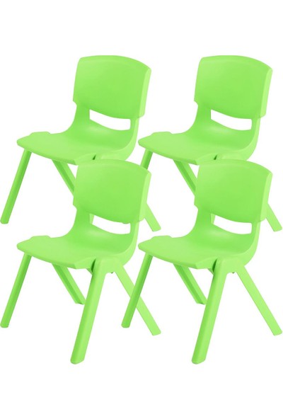 Fiore Küçük Şirin Çocuk Sandalyesi Açık Yeşil 4lü Paket 1-3 Yaş Için Fiore Küçük Şirin Çocuk Sandalyesi Açık Yeşil 4lü Paket 1-3 Yaş Için