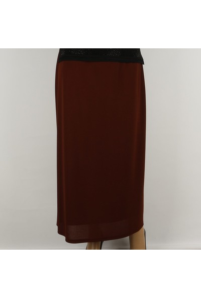 Nursafa Hesna Etek Çan Kiremit Buğra Astarlı Nursafa Hesna Etek Çan Kiremit Buğra Astarlı