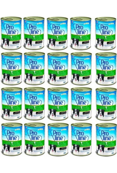 Pro Line Proline Dana Etli Ciğerli Bezelyeli Köpek Konservesi 415 Gr.* 20 Ad Pro Line Proline Dana Etli Ciğerli Bezelyeli Köpek Konservesi 415 Gr.* 20 Ad
