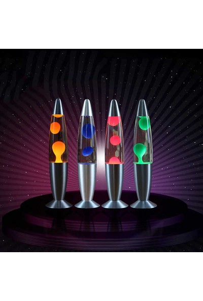 Çılgın Trend Dekoratif Lav Lamba - Lava Lamp-Kırmızı Çılgın Trend Dekoratif Lav Lamba - Lava Lamp-Kırmızı