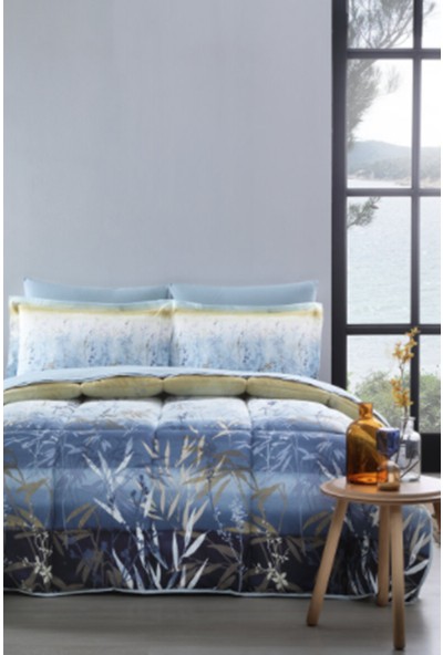 Özdilek Çift Kişilik Uyku Seti Reeds Mavi