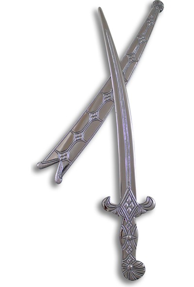 Kristal Aksesuar Gümüş Renk Kaplama Plastik Sünnet Kılıcı - Dekor Ürünü