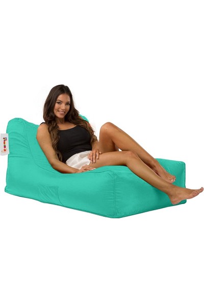 sigoly Trendy Konfort Puf Armut Koltuk Turkuaz