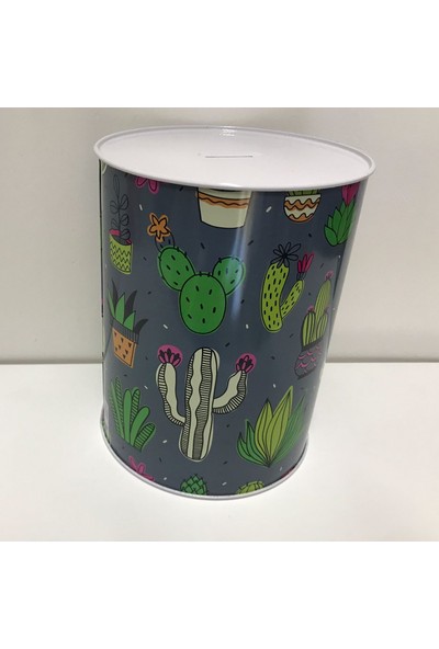 Bastonlu Metal Büyük Boy Kumbara