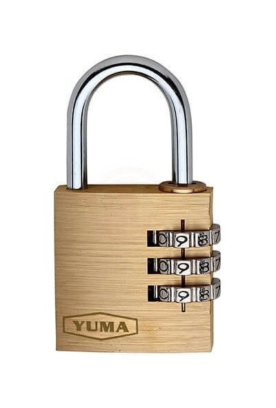 Yuma Kilit 50 mm Şifreli Asma Kilit - YM-2150 Yuma Kilit 50 mm Şifreli Asma Kilit - YM-2150