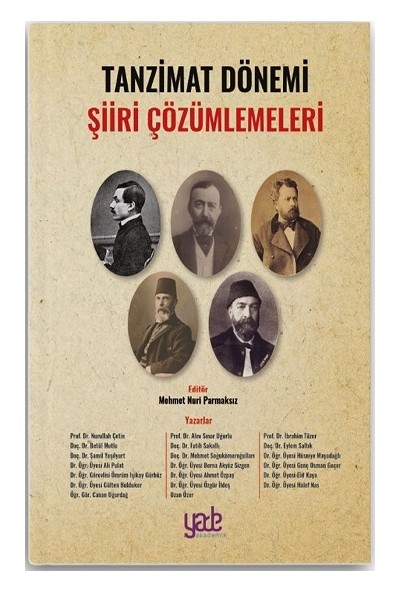 Yade Yayınları Tanzimat Dönemi Şiiri Çözümlemeleri