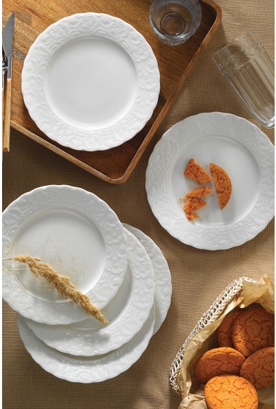 Kütahya Porselen Bone Başak 6′lı Pasta Takımı Kütahya Porselen Bone Başak 6′lı Pasta Takımı