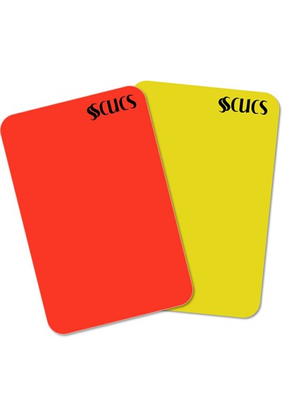 Scucs Hakem Kartı Sarı Kırmızı