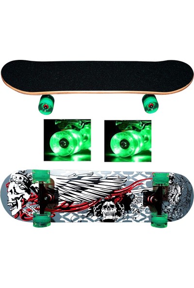 Avessa Işıklı Silikon Teker Kaykay No:1 Avessa Işıklı Silikon Teker Kaykay No:1