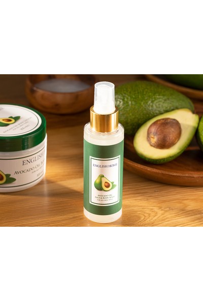 English Home Avokado Yağı Yüz & Vücut Spreyi 110 ml Yeşil English Home Avokado Yağı Yüz & Vücut Spreyi 110 ml Yeşil