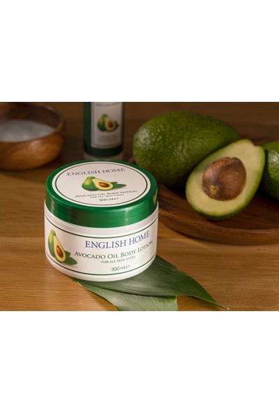English Home Avokado Yağı Vücut Losyonu 300 ml Yeşil English Home Avokado Yağı Vücut Losyonu 300 ml Yeşil