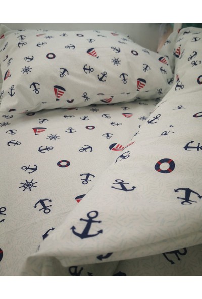 Bebek Özel Pamuk Bebek/çocuk Yastık Çarşaf Yorgan Seti Denizci Desen Bebek Özel Pamuk Bebek/çocuk Yastık Çarşaf Yorgan Seti Denizci Desen