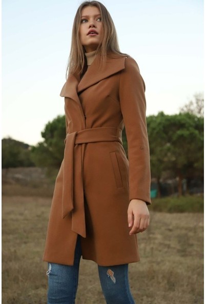 Mangosteen Kadın Taba Kaşe Fit Kaban