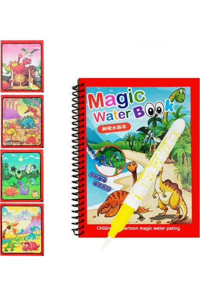 Sheng Store Sihirli Su Çizim Kitabı Boyama Tahtası (Yurt Dışından)