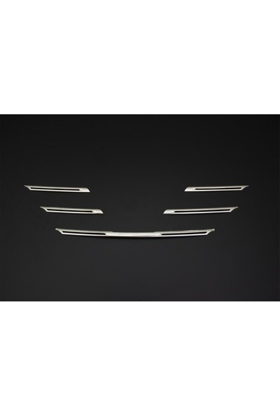 Blueoto Renault Megane 4 Sedan ( 2016-2021 ) Panjur 5 Parça Paslanmaz Çelik Krom