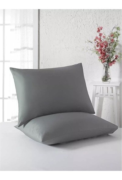 Şanlı Düz Pamuklu 2'li Yastık Kılıfı 50 x 70 cm.