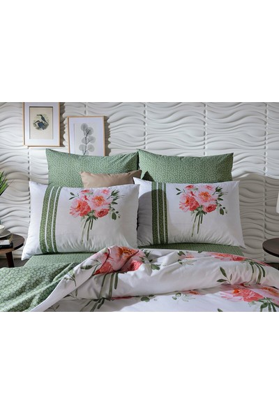 Doqu Home Festival Buket Çift Kişilik Nevresim Takımı Doqu Home Festival Buket Çift Kişilik Nevresim Takımı