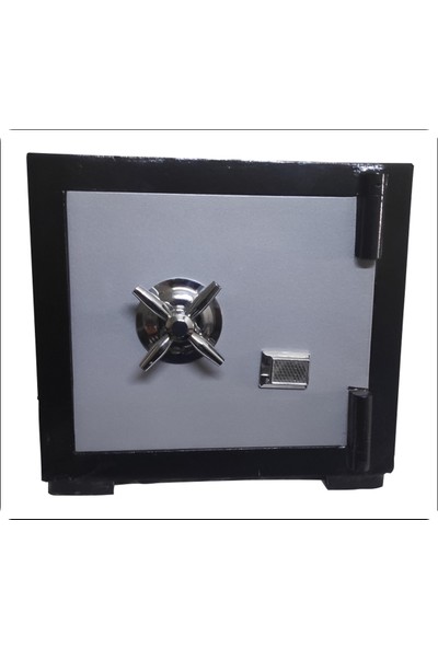 Sur Çelik Yangına Dayanıklı Para Kasası Gri - Siyah 40 cm