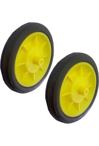 Parmis Kauçuk Kaplı Pazar Araba Tekerleği Plastik Jantlı Tekerlek Sarı 16,5 cm 2 Adet PAT0005-4 Parmis Kauçuk Kaplı Pazar Araba Tekerleği Plastik Jantlı Tekerlek Sarı 16,5 cm 2 Adet PAT0005-4