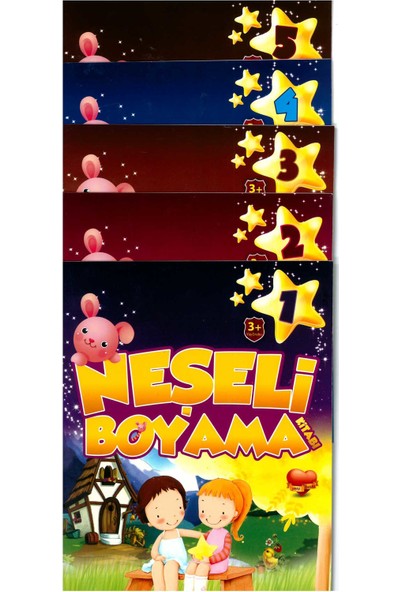 Karatay Çocuk Neşeli Boyama Kitabı 10'lu