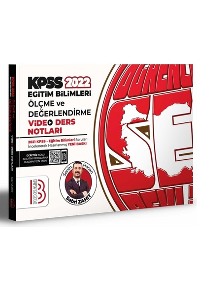 Benim Hocam Yayınları KPSS 2022 Eğitim Bilimleri Ölçme ve Değerlendirme Video Ders Notları Benim Hocam Yayınları KPSS 2022 Eğitim Bilimleri Ölçme ve Değerlendirme Video Ders Notları