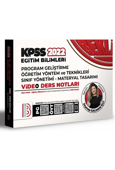 Benim Hocam Yayınları KPSS 2022 Eğitim Bilimleri Program Geliştirme Öğretim Yöntem