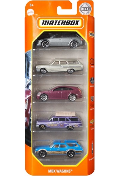 Matchbox 5'li Araba Seti C1817 GVY40 Mbx Wagons Matchbox 5'li Araba Seti C1817 GVY40 Mbx Wagons