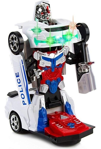Ceren C-Toy Sesli Işıklı Robota Dönüşen Çarp Dön Polis Arabası Ceren C-Toy Sesli Işıklı Robota Dönüşen Çarp Dön Polis Arabası