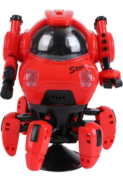 Ceren C-Toy Işıklı ve Sesli 360 Derece Dönebilen Yıldız Asker Robot 01180 Kırmızı Ceren C-Toy Işıklı ve Sesli 360 Derece Dönebilen Yıldız Asker Robot 01180 Kırmızı
