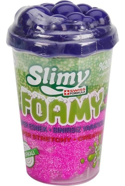 Slimy Foamy Köpüklü Jöle 55 Gr. - Mor 80762 Slimy Foamy Köpüklü Jöle 55 Gr. - Mor 80762