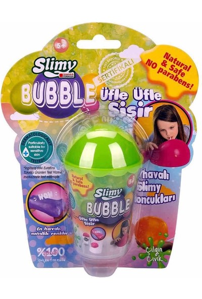 Slimy Bubble Slime 60 gr 25206 Yeşil Slimy Bubble Slime 60 gr 25206 Yeşil