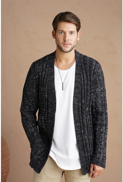 Tarz Cool Erkek Antrasit Fitilli Triko HIRKA-HRTK001R124S Tarz Cool Erkek Antrasit Fitilli Triko HIRKA-HRTK001R124S
