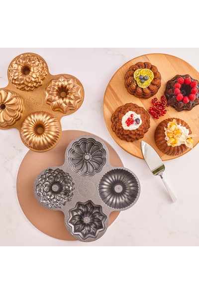 Emsan Griss One&Four Gold Kek Kalıbı