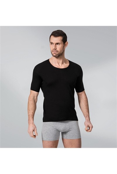 Namaldı 12 Adet Siyah Renk Ribana Bisiklet Yaka Fanila Namaldı 12 Adet Siyah Renk Ribana Bisiklet Yaka Fanila