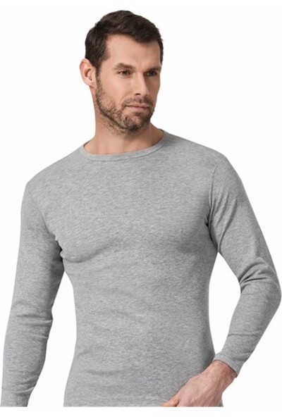 Namaldı 2 Adet Gri Renk Ribana Uzun Kollu Fanila Namaldı 2 Adet Gri Renk Ribana Uzun Kollu Fanila