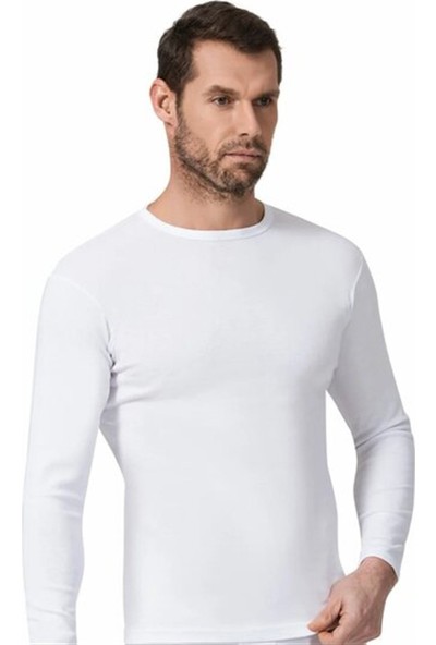 Namaldı 5 Adet Beyaz Renk Ribana Uzun Kollu Fanila Namaldı 5 Adet Beyaz Renk Ribana Uzun Kollu Fanila