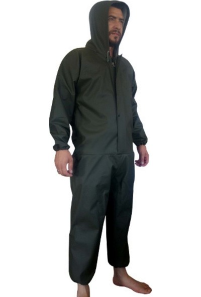 Savage Kapşonlu Çizmesiz Boy Tulum - L