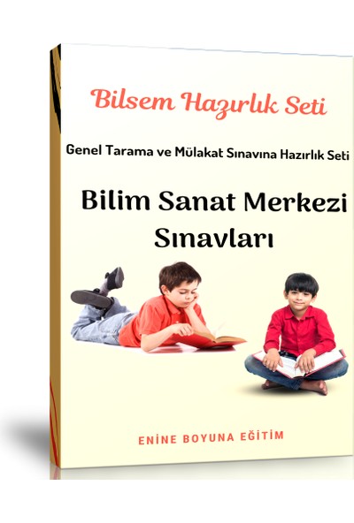 Enine Boyuna Eğitim Bilsem Hazırlık Eğitim Seti Enine Boyuna Eğitim Bilsem Hazırlık Eğitim Seti